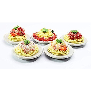 ThaiHonest Mixed 5 Assorted Spaghetti Dollhouse Miniature Food,Tiny Food