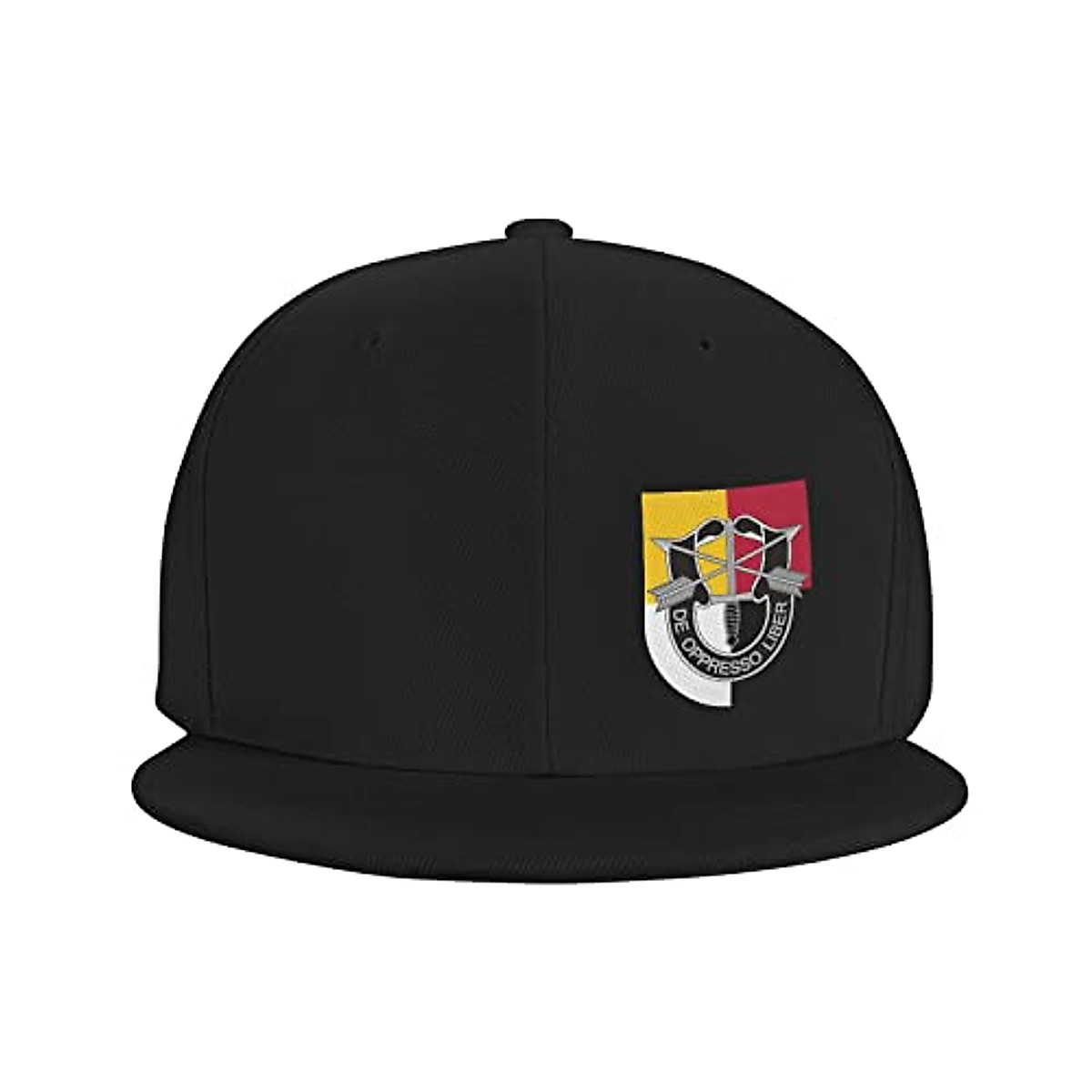 Rqwaaed US Army 3rd Special Forces Group Hats for Men and Women Flat Bill Baseball Cap Adult Adjustable Trucker