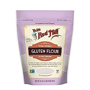 Bob's Red Mill Vital Wheat Gluten Flour, 20-ounce (Pack of 4)