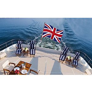 FLAGWIN British Flag 2x3 FT United Kingdom Flags, Embroidered Sewn Stripes Union Jack England Flags, Heavy Duty UK British National Flag Banner Outdoor