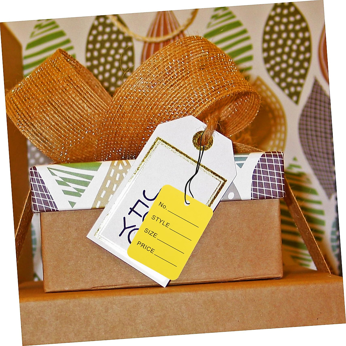 TEHAUX 1000pcs Clothing tag Jewelry Prices Tags Prices Label Clothes Prices tag Jewelry Labels Hanging Prices Tags Printable Prices Tags Paper Prices tag Paper jam Customize Commodity