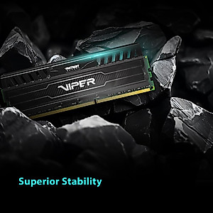 Patriot Viper 3 DDR3 RAM 16GB (2X8GB) 1866MHz CL10 1.5v UDIMM Desktop Gaming Memory Kit Compatible with XMP - PV316G186C0K