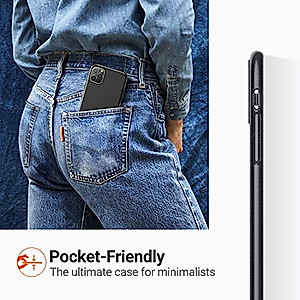 TORRAS 𝗨𝗽𝗴𝗿𝗮𝗱𝗲𝗱 Slim Fit Compatible for iPhone 11 Pro Max Case, [Thin as No Case on] [Silky Smooth Touch] Matte Finish Grip Hard Plastic Phone Cover Case for iPhone 11 Pro Max Cases, Black