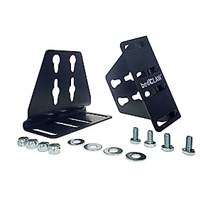 Bed Claw Headboard/Footboard Attachment Brackets with Hardware, Set of 2