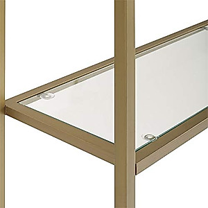 Crosley Furniture Aimee Space Saver, Gold