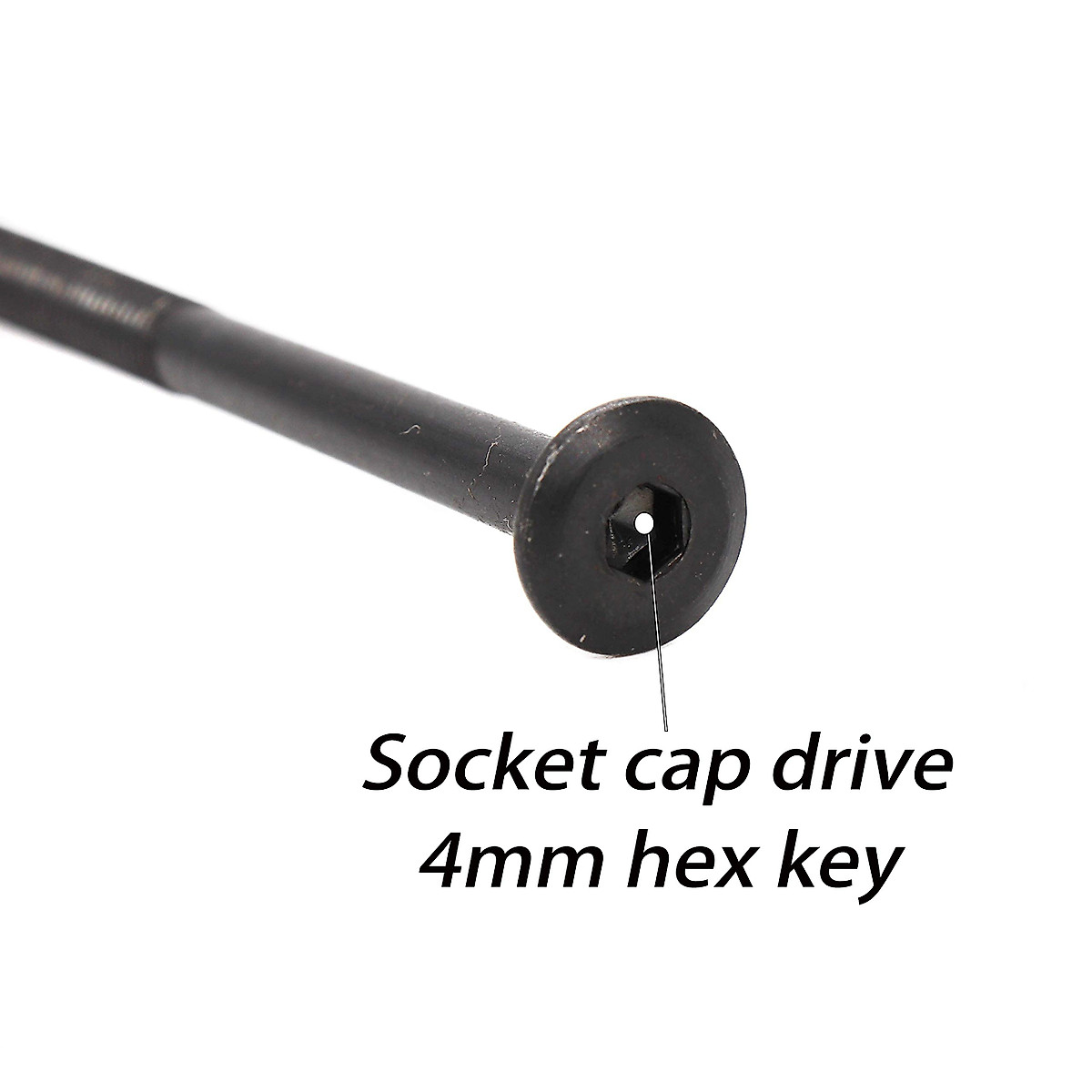 cSeao 10-Pack M6 70mm Black Socket Cap Screws Barrel Nuts Set for Furniture Crib Chairs Baby Bed