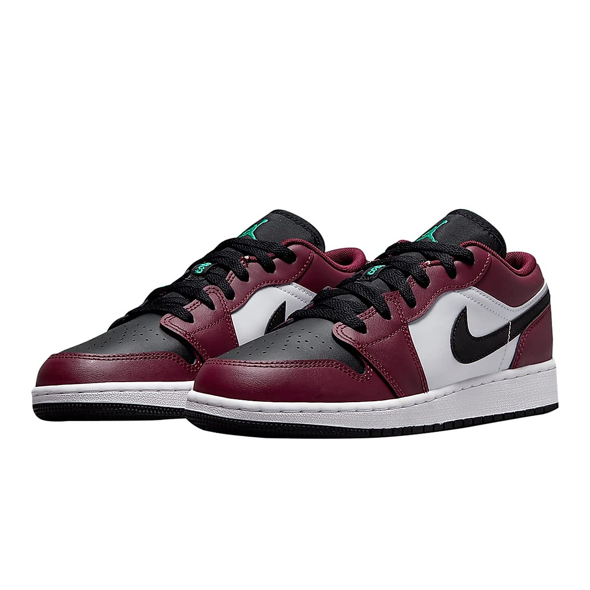Big Kid's Jordan 1 Low SE Dark Beetroot/Black-Roma Green (DM0589 635) - 5.5