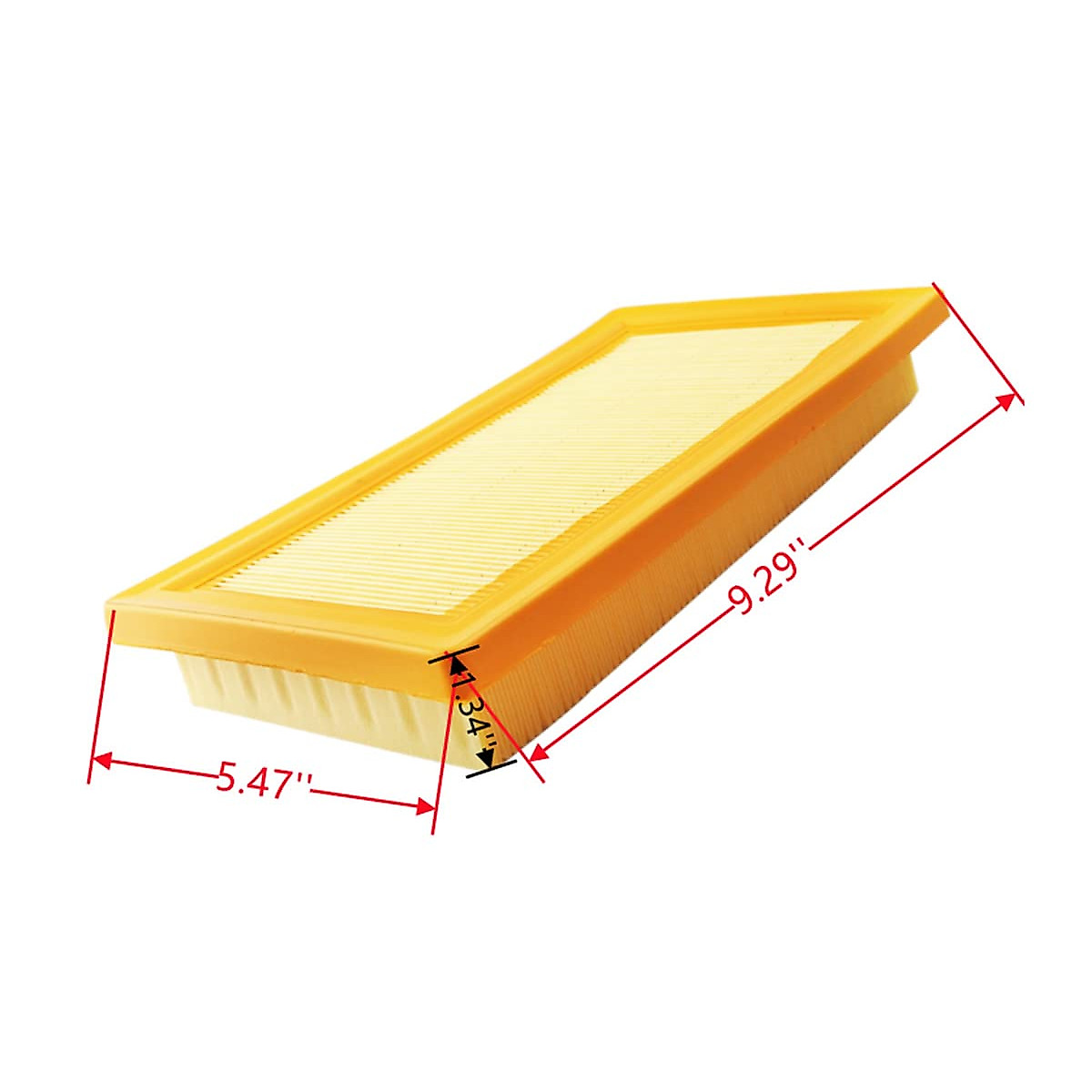 Kvjicdo 0J8478S Air Filter Fit For Gene-rac 14KW-20KW Generator Evolution Series 2013+ Home Standby Air-Cooled engine Rep 0J8478