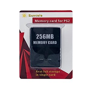 Suncala 256MB Memory Card for Playstation 2, High Speed Memory Card for Sony PS2-1 Pack, compatible with Gaming Console
