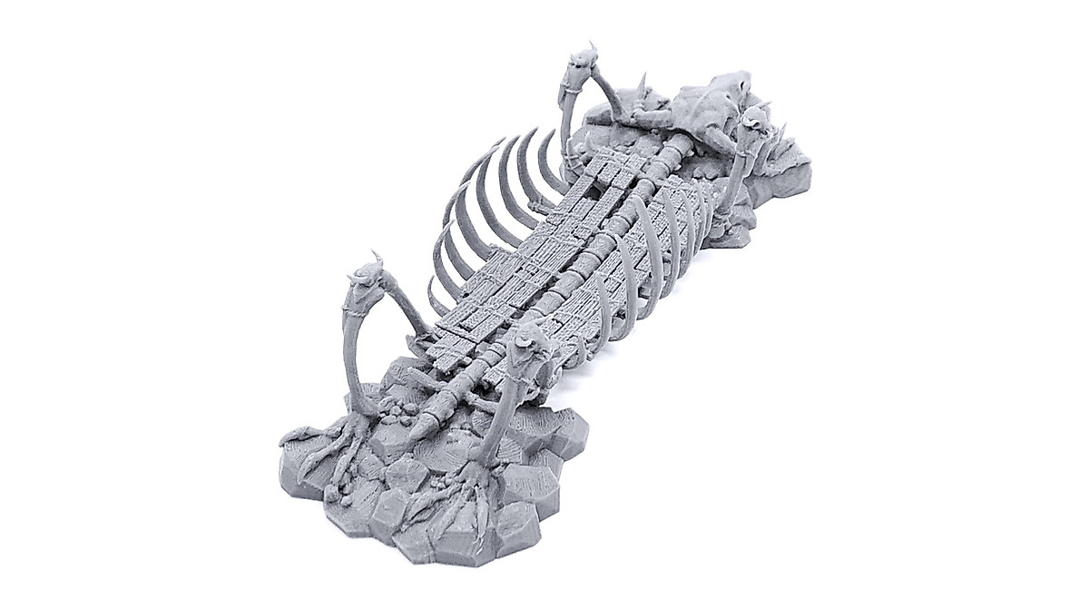 EnderToys Bone Bridge for 28mm Miniatures - 3D Printable Terrain