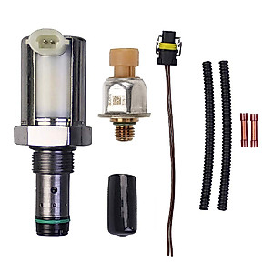 GaofeiLTF 6.0 Fuel Injection Pressure Regulator Valve & Sensor IPR & ICP for 2003-2010 Ford F250 F350 F450 E350 E450 6.0L Powerstroke Diesel Excursion