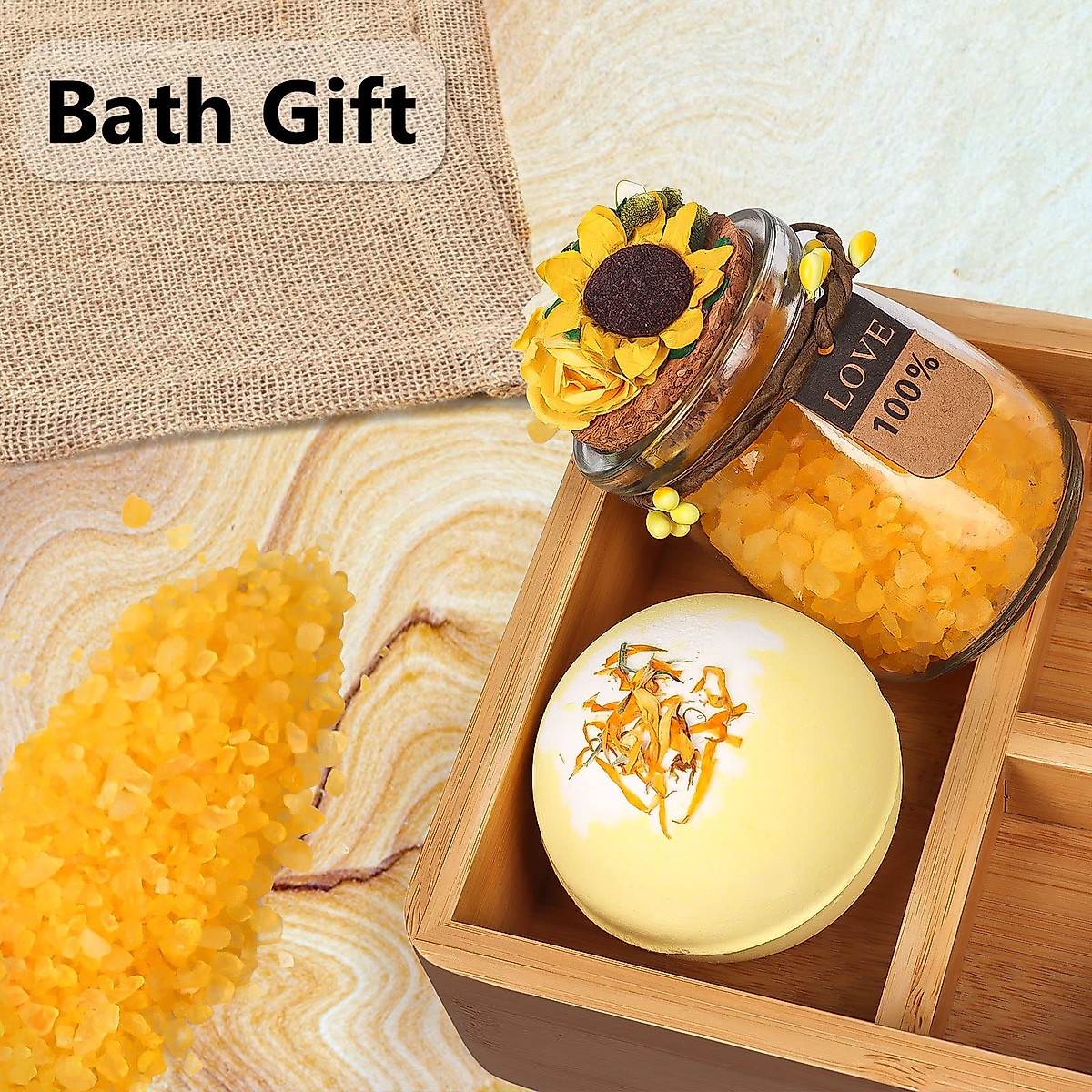 Get Well Soon Gifts - Sunflower Gifts Sending You Sunshine - Birthday Gifts for Women, Mom, Best Friend Care Package - Feel better gifts for Sick Friends after Surgery Thinking of You Gifts