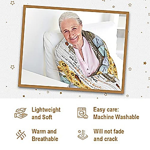TEEMAN Personalized Retirement Blanket, Retirement Gifts for Women Teachers 2023, Retirement Blessings, Inspiration Gifts for Women, Soft Blanket for Retired Coworker, Friend, Employee or Boss