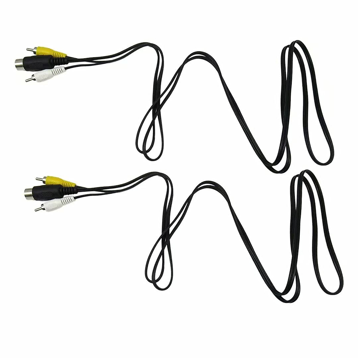 WGL New 6FT RCA TV AV Audio Video Cord Cable for Sega Genesis 1 & Sega Master System