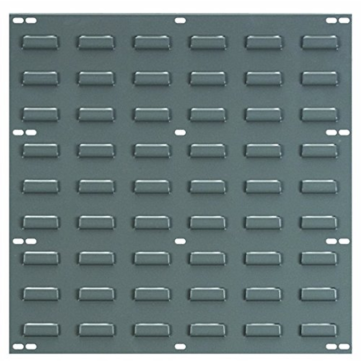 Louvered Panel, Wall Mountable, 1"x18"x19", Gray
