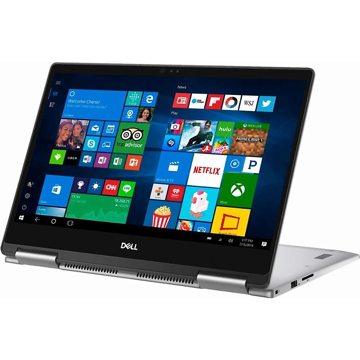 Dell Inspiron 7000 2-In-1 Premium Laptop, 13.3 inches FHD IPS Touchscreen, Intel Core i5-8250U, 8GB DDR4, 256GB SSD, Webcam, Windows 10 (Renewed)