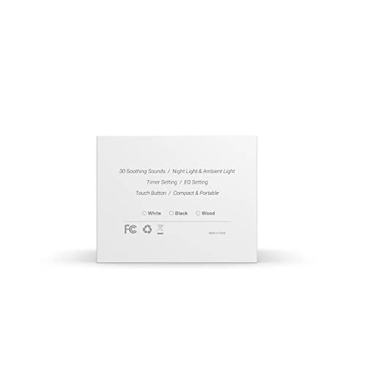 White Noise Machine with 30 High Fidelity Soundtracks, 7 Colors Night Lights, Full Touch Metal Grille and Buttons, Timer and Memory Features, Plug in, Sound Machine for Baby, Adults