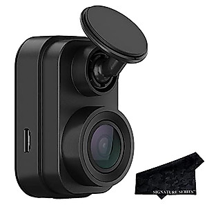 Garmin Dash Cam Mini 2, 1080p, 140-degree FOV, Incident Detection Recording and Signature Series Cloth