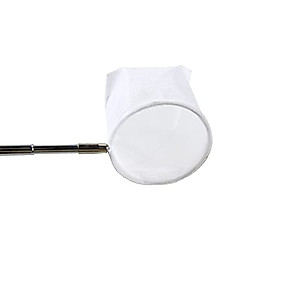 AQUANEAT Aquarium Shrimp Net,Fish Net Aquarium Betta,Brine Shrimp Net with Extendable Handle (Circular, 2 Inch)