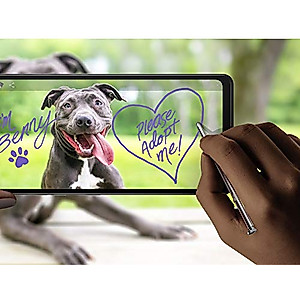 Stylo 6 Pen Replacement Touch Stylus Pen Part for LG Stylo 6 Stylus 6 Q730TM Q730AM Q730VS Q730MS Q730PS Q730CS Q730MA All Version Touch Pen Stylus Pen + Eject Pin (White Phone Pen)