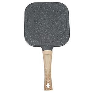 Fdit Fried Egg Pan, Egg Frying Pan with Lid Nonstick 3 Section Divided Grill Pancake Pan Aluminium Alloy Cooker for Breakfast Home Kitchen