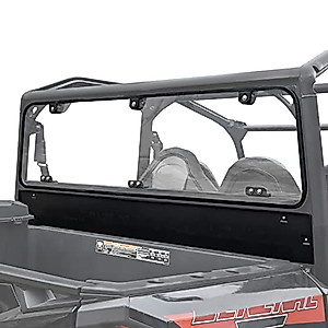 SAUTVS Rear Windshield for Polaris General XP 4 1000, Rear Full Windshield Rear Lock Panel Kit for Polaris General 1000/4 1000 / XP 1000 / XP 4 1000 2016-2022 Accessories, Replace #2881112