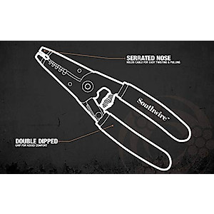 Southwire - 58278140 Tools & Equipment S1018STR Wire Stripping Tool, Wire Stripper and Wire Cutter for 10-18 AWG Solid Wire and 12-20 AWG Stranded Wire