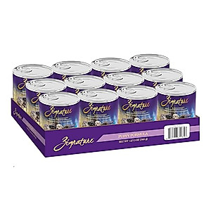 Zignature Puppy Formula Wet Dog Food 13oz can, Case of 12