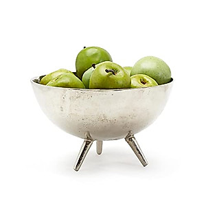 Two's Company Footed Silver Bowl