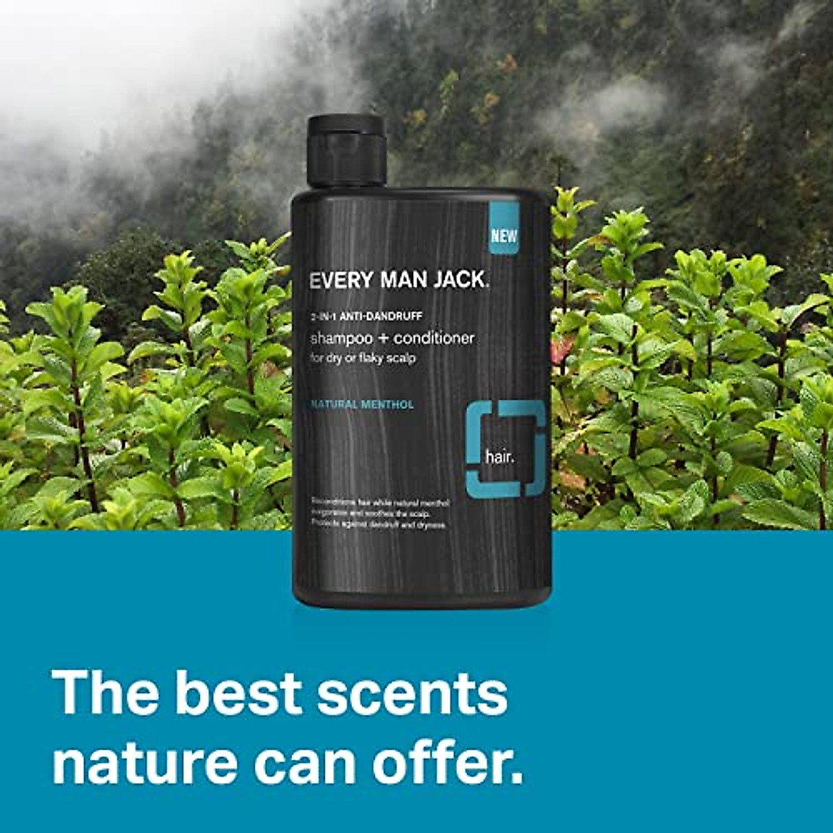 Every Man Jack 13.5 Ounce 2-in-1 Anti-dandruff Shampoo + Conditioner - Eucalyptus (twin Pack), 27 Fluid Ounce