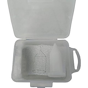 VTSYIQI Surface Tensiometer Platinum Ring Loop Pt Loop Platinum Ring Method with Platinum Ring Method 0.185mm Ring Radius 9.55mm for Interfacial Tensiometer Surface Tensiometer Surface Tension Meter