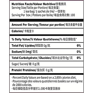 Imozai Organic Black Tea Bags 100 Count Individually Wrapped