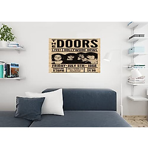 Pyramid America The Doors Live at Hollywood Bowl Jim Morrison Classic Rock Music Band Retro Vintage Cool Wall Decor Art Print Poster 24x36