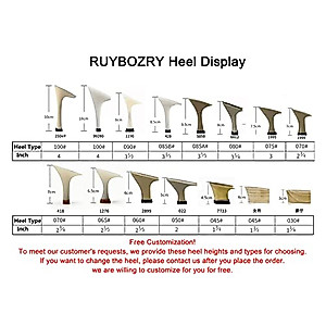 RUYBOZRY Women's Latin Dance Boots Open Toe Ballrooom Performence Practice Party Salsa Dance Shoes,YCL536-Brown-6,US 7