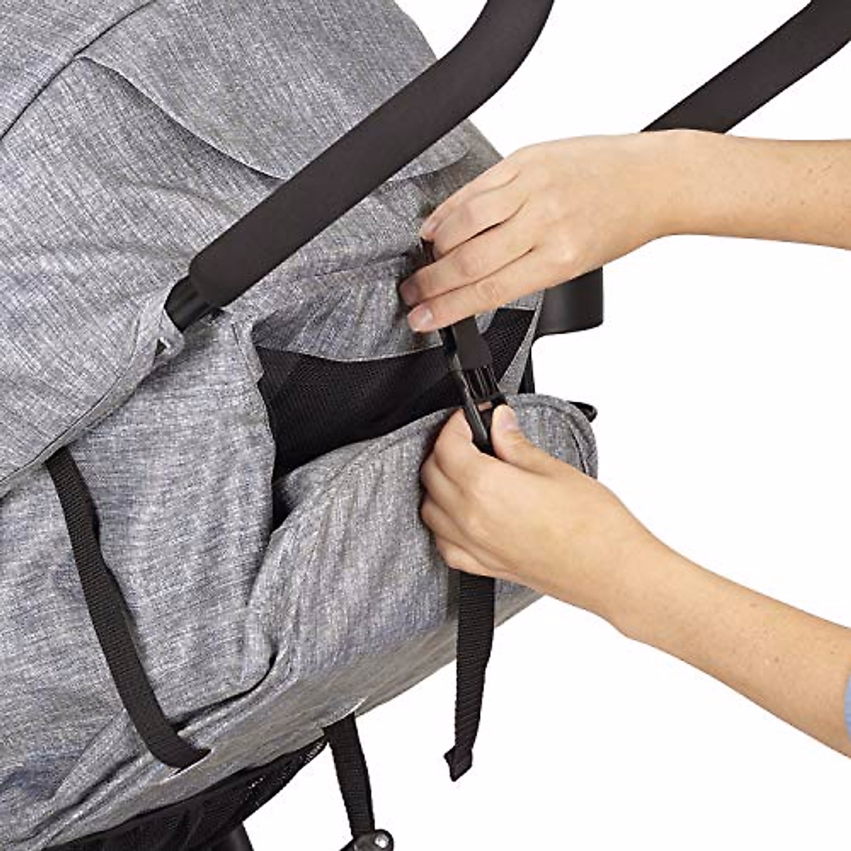 Evenflo Sibby Travel System with LiteMax 35 Infant Car Seat, Mineral Gray