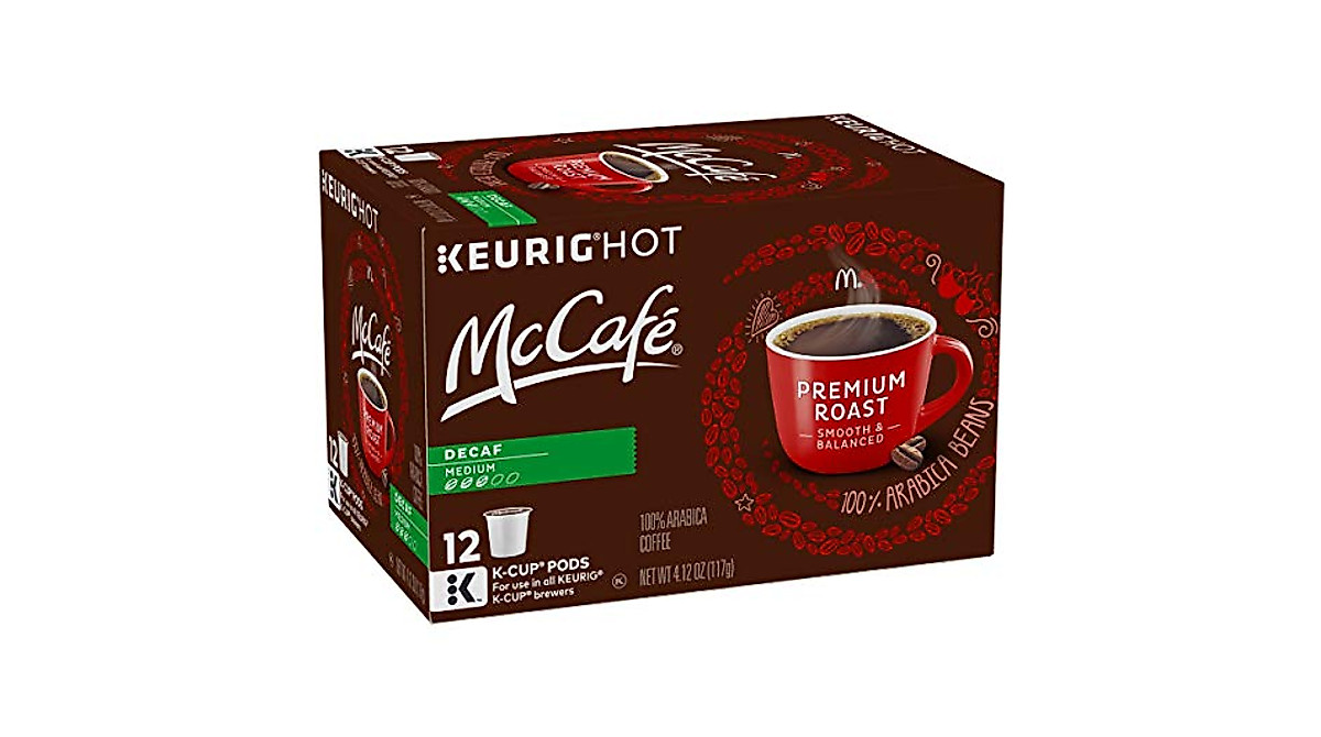 McCafé Decaf Medium Roast K-Cups | Smooth & Caffeine-Free Coffee