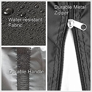 EASYMALL Outdoor Cushion Storage Bag 2 Pack, 68" L x 20" W x 30" H Outdoor Cushion Bag, Patio Furniture Cushion Bags with Large Zippered Opening & 2 Durable Handles XXL_2Pack