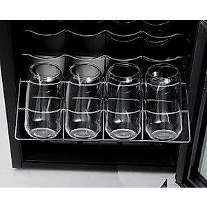 YMQAHWY 4Pcs Set Drinking Glasses with Bamboo Lids and Glass Straw, 16oz Can Shaped Glass Cups, Beer Glasses, Iced Coffee Cups, Glass Tumbler Include 2 Cleaning Brushes, Great for Cocktail,Gifts