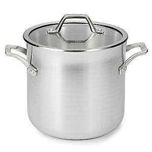 Calphalon 1833953 AccuCore Stainless Steel Stock Pot with Cover, 8-Quart