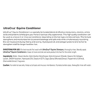 UltraCruz - sc-516936 Equine Horse Shampoo and Conditioner Bundle, 32 oz Each