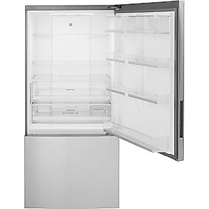 GE® ENERGY STAR® 17.7 Cu. Ft. Counter-Depth Bottom-Freezer Refrigerator