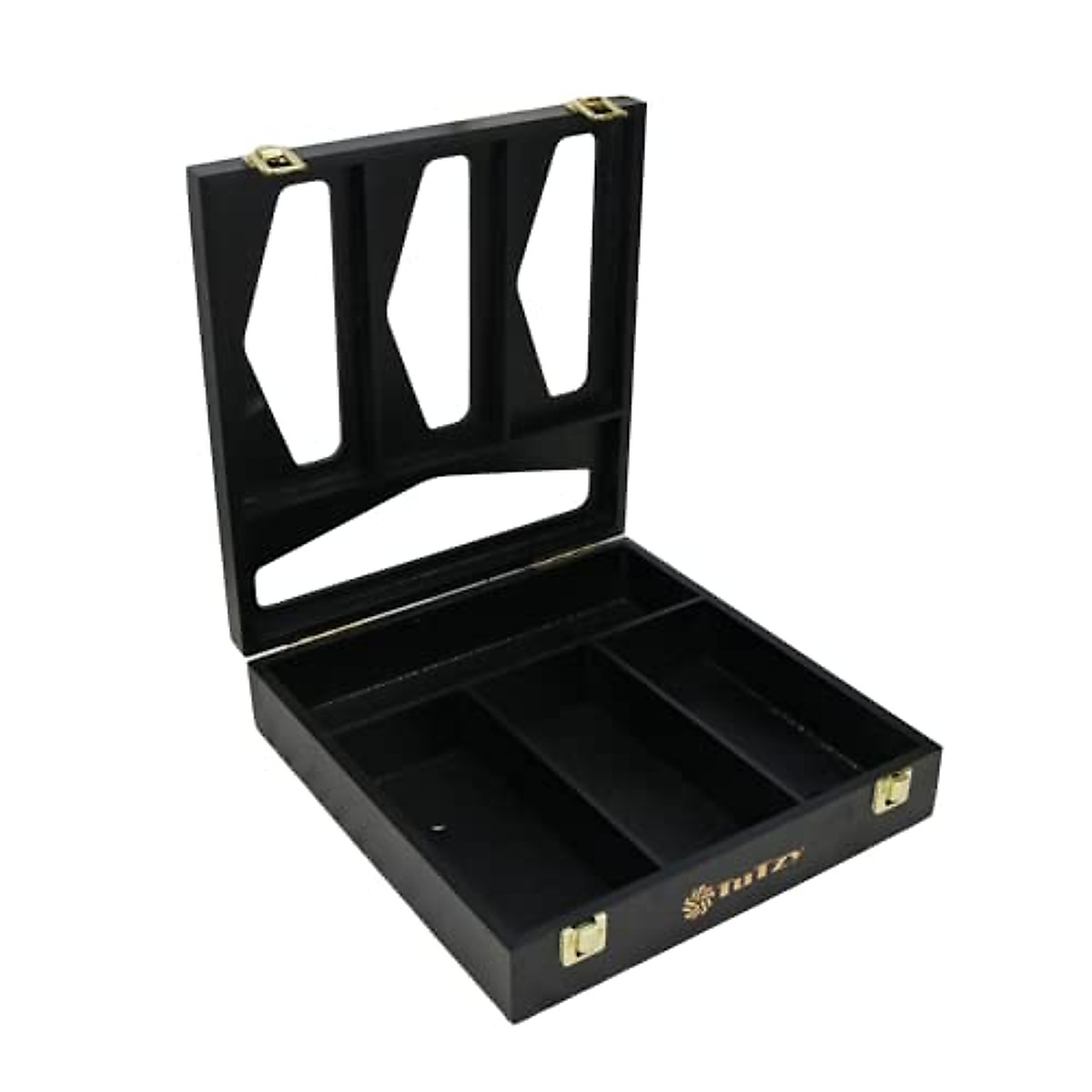 TuTzy Bamboo Bag Organizer For Kitchen Drawer, Black Ziplock Bag Organizer, Ziplock Bag Storage Organizer, Baggie Organizer, Fits Gallon Quart Snack Sandwich