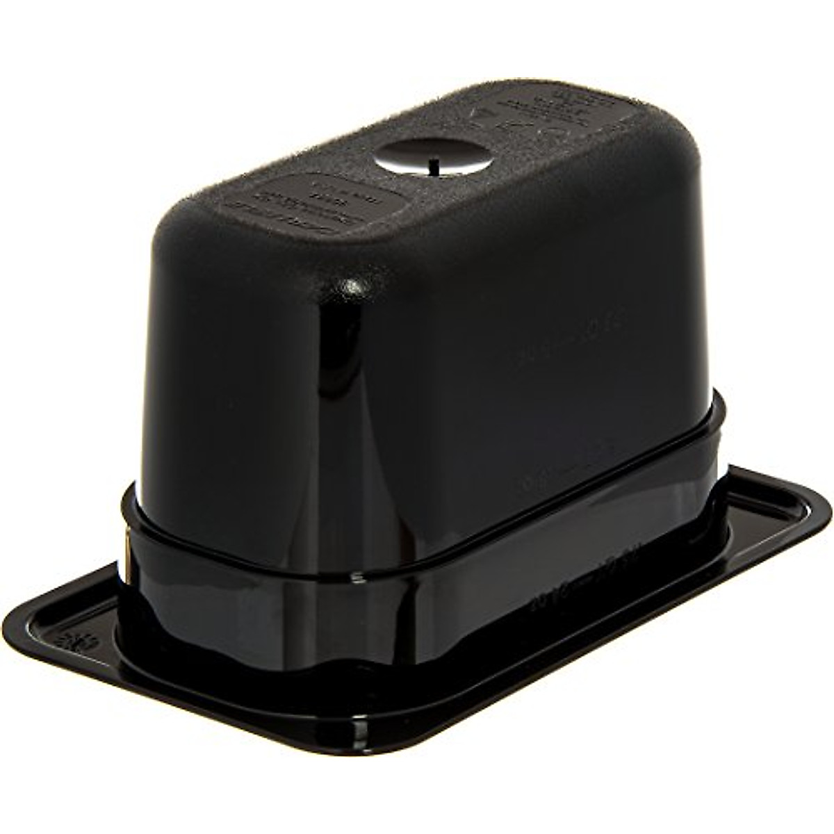 Carlisle FoodService Products 3068703 Plastic Food Pan, 1/9 Size, 4 Inches Deep, Black (Pack of 6)