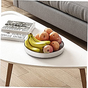 HAKIDZEL 1pc Box Carousel Seasoning Organizer Fridge Rotating Tray Pantry can Organizer Rotating Rack Cosmetic containers Rotatable Spice Tray Stainless Steel Turntable to Rotate Tableware