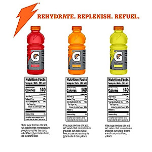 Gatorade Original Thirst Quencher Variety Pack, 20 Ounce Bottles (Pack of 12)