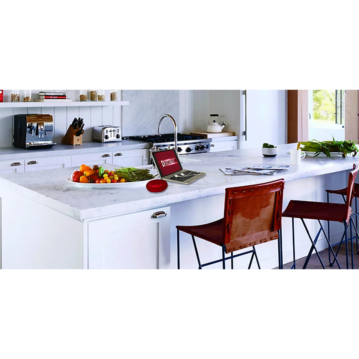 DEVICEMATE in-Ear Wired Earbuds Durable Earphones Headphones_Best Ear Buds Ear Phones for Cellphone Smartphone Tablet MP3 MP4 CD DVD Player Laptop Notebook PC Computer. No Mic. Red Case