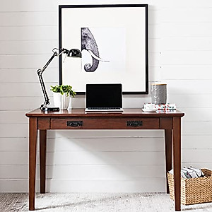 Leick Boulder Creek Mission Laptop/Writing Desk, Mission Oak, FURNITURE (82400)