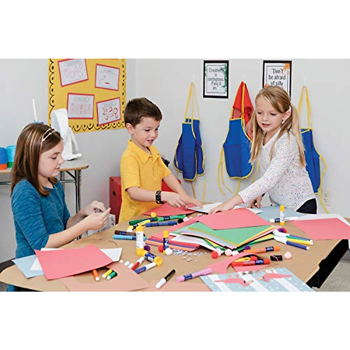 Prang (Formerly SunWorks) Construction Paper, Bright White, 18" x 24", 100 Sheets