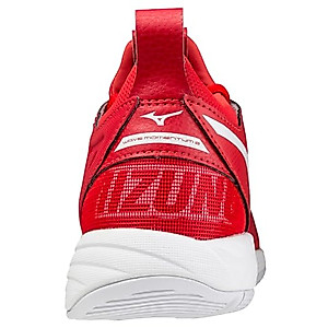 Mizuno Women's Wave Momentum 2 | Women's Indoor Volleyball Shoe | Red/White | US Women's 11.5