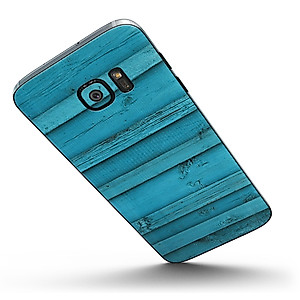 Design Skinz Design Skinz Signature Blue Wood Planks Full-Body Wrap Decal Skin-Kit for The Galaxy S7